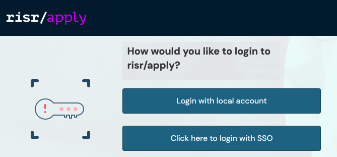 Login and authentication – risr/apply